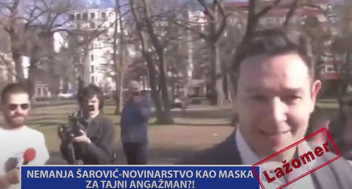 LAŽOMER: NEMANJA ŠAROVIĆ - NOVINARSTVO KAO MASKA ZA TAJNI ANGAŽMAN ...